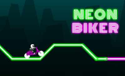 Neon Biker 🕹️ Play Neon Biker on GameGab